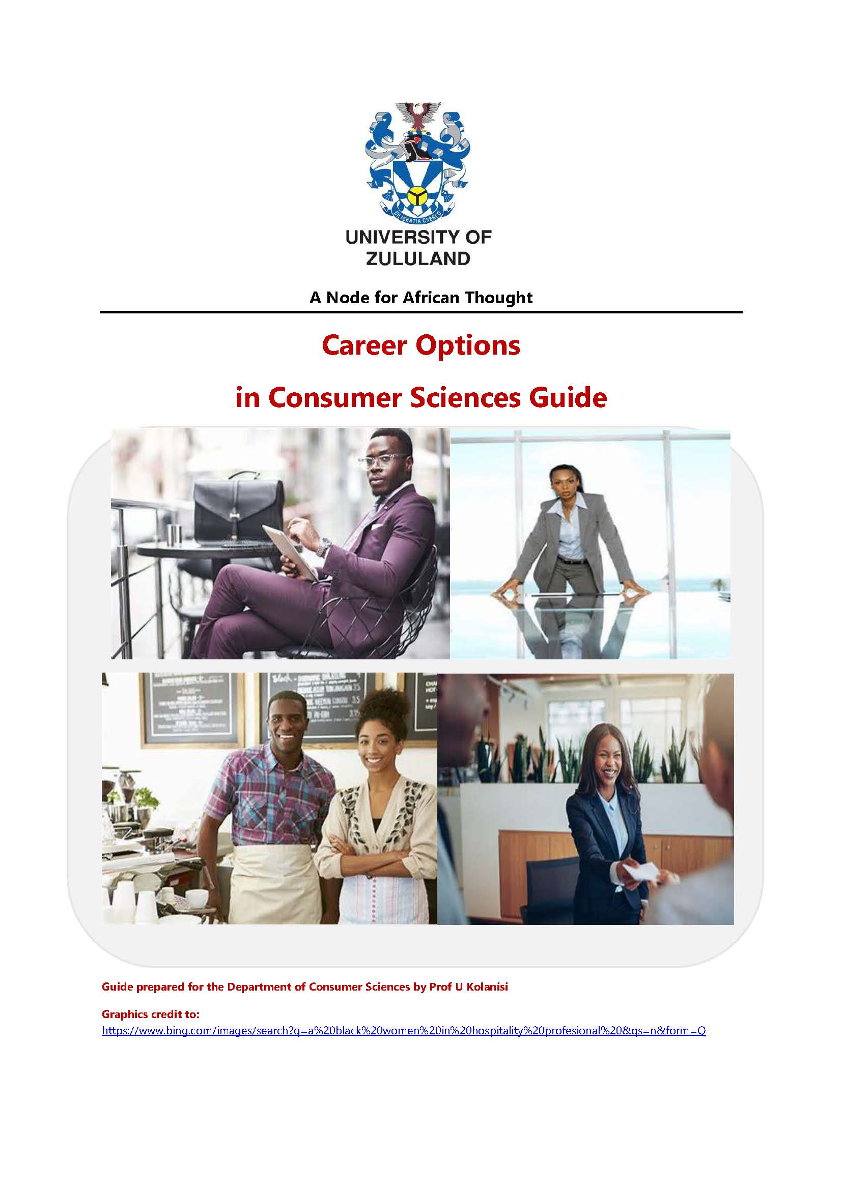 Career Options in Consumer Sciences Guide – Department of Consumer Sciences